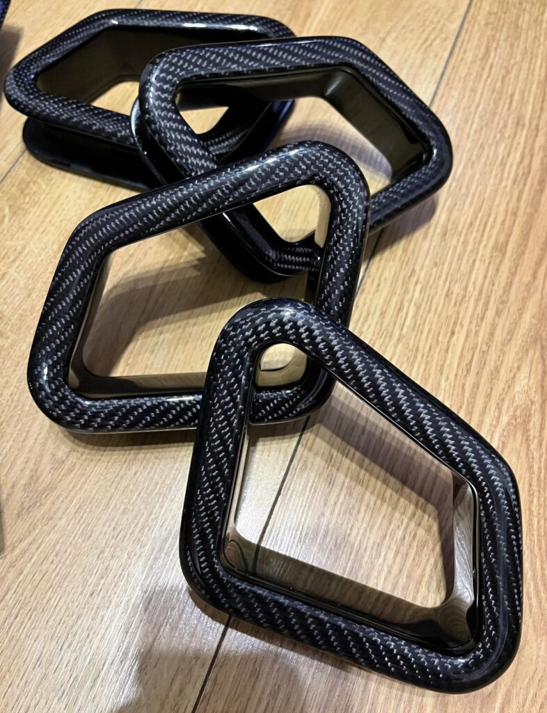 JCW Sparco Carbon Fibre seat Inserts - Staffordshire Specialist Cars